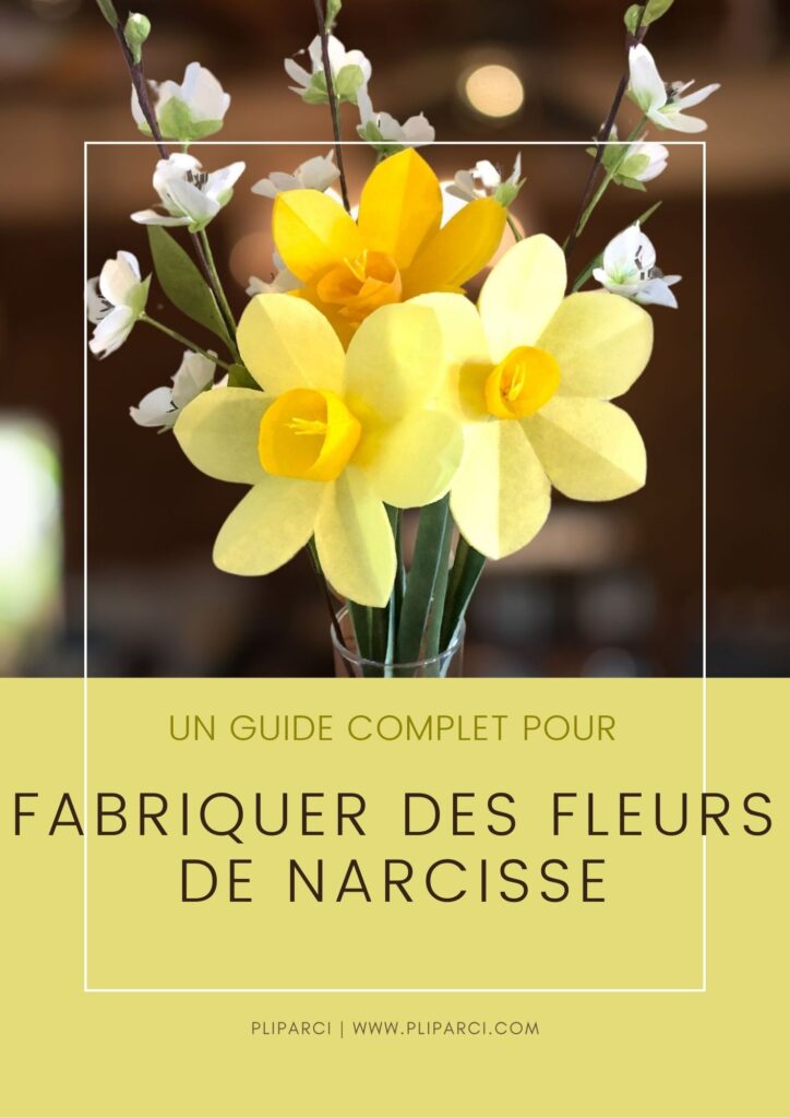 Tutoriel complet narcisses de papier de soie